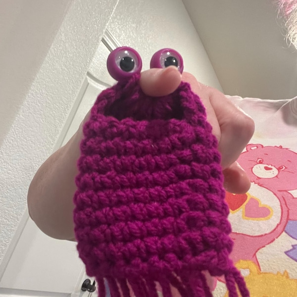 Mini Yip Yip Party Favor, Treat Bag, Finger Puppet Eyes - Pink - Etsy