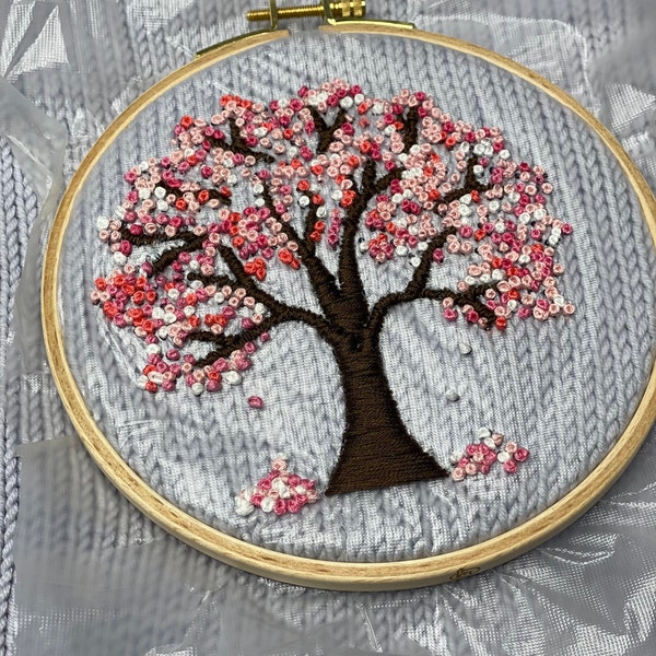 Tree of Life Embroidery Pattern: Beginner Hand Stitch Project (PDF ...