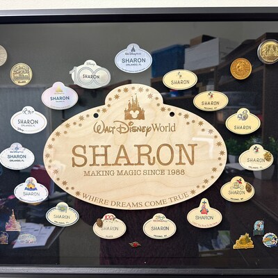 Custom Mickey Large Name Tag, Mickey Name Tag, Mickey Home Decor ...