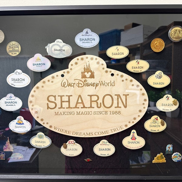 Custom Mickey Large Name Tag, Mickey Name Tag, Mickey Home Decor ...