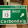 Southern Illinois I-57 Exit Sign Replica - Etsy