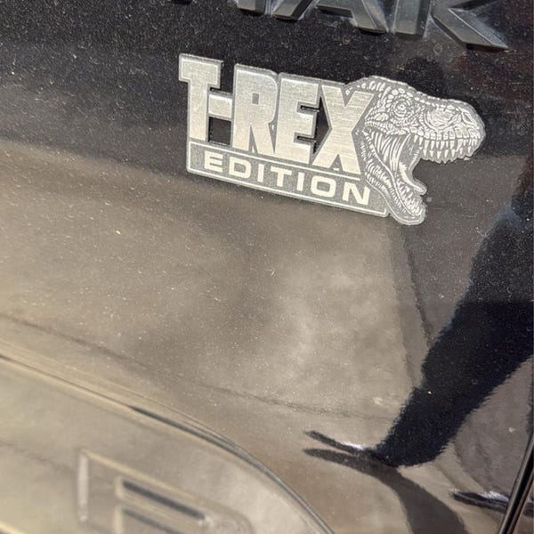 Custom T-REX EDITION Automobile Car Emblem - Etsy