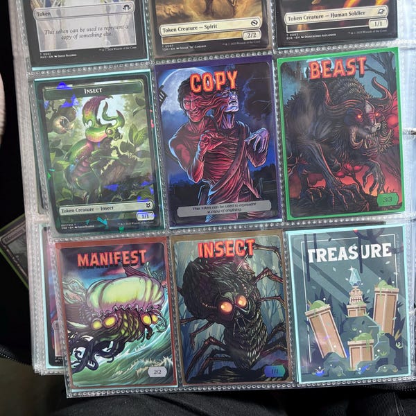 BLOOD Full Art Token [by Darkside Tokens] Magic the Gathering MTG! - Etsy