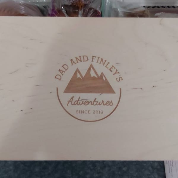 Wooden Keepsake Adventure Box for Kids - Memory Box Christmas Gift for ...