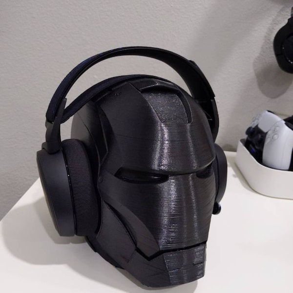 Iron Man Headphone Stand | Headphone Holder, Gaming, Room Decor, Office ...
