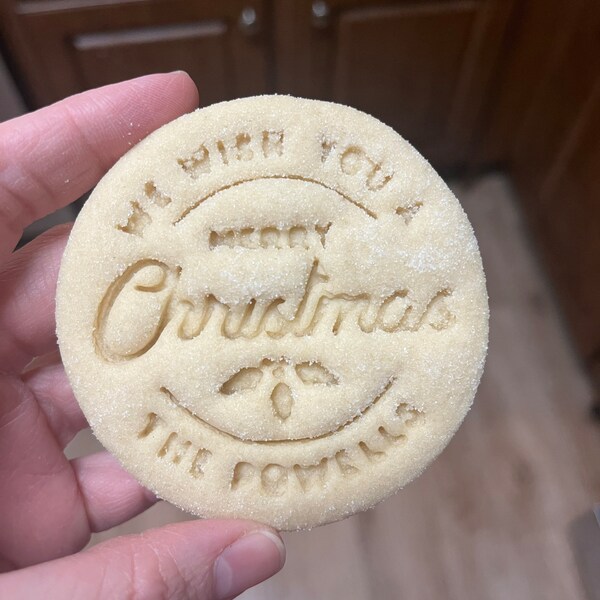 Personalized Cookie Cutter for Christmas, Stamp With Family Name ...