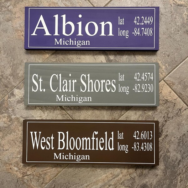 GPS Sign | Lat Long Sign | Latitude Longitude Sign | Coordinate Sign ...