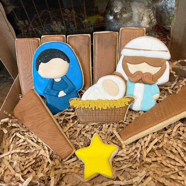 Nativity Christmas Cookies Set - Etsy