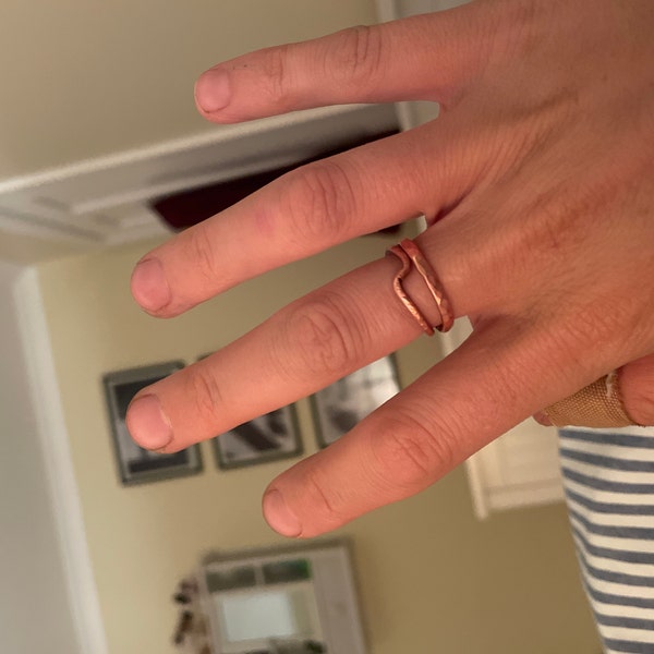 Silver Knot Ring. Infinity Ring. Sterling Silver Skinny Stacker Ring ...