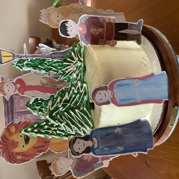 Narnia Characters in COLOR + OUTLINES Lion Witch Wardrobe Digital Print ...