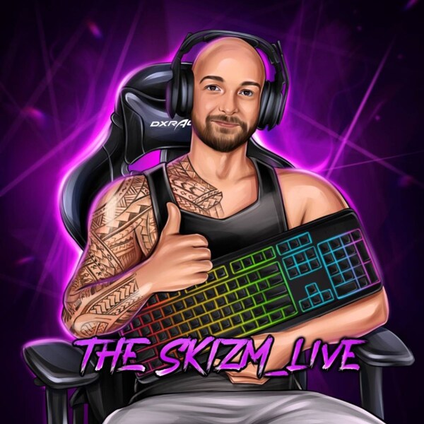 Twitch Streamer Logo Design, Custom Cartoon Logo Portrait From Photo ...