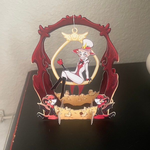 Lucifer Morningstar - Hazbin Hotel Paper Craft Standee - Etsy