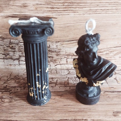 The Apollo Head Candle Ancient Greek God Bust Soy Wax - Etsy