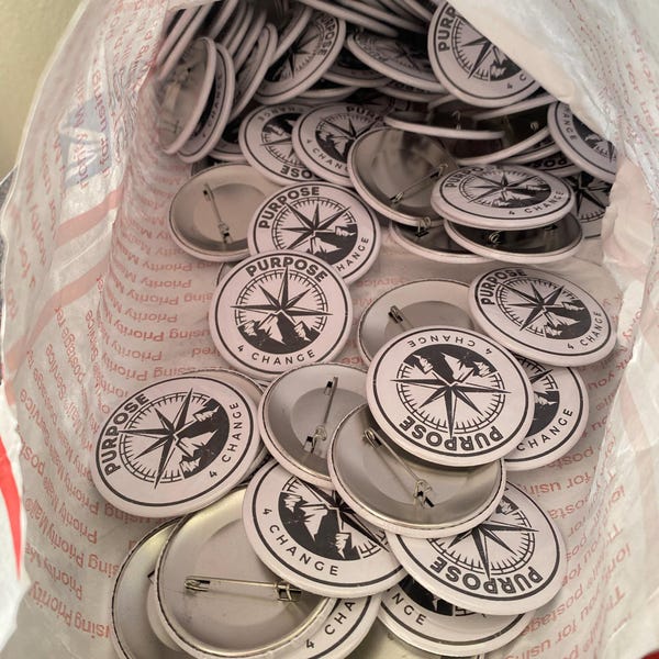 100 2.25 Inch Full Color Custom Buttons W/ Pin. We Can Make ANY Size ...