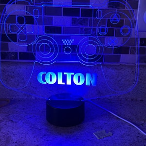 Video Game Controller Console Controller Gaming Room Night Light up ...