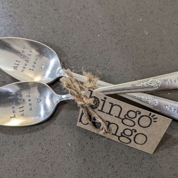 Recycled Vintage Silver Plate Spoon Bookmark. Book Worm Lovers Unique ...