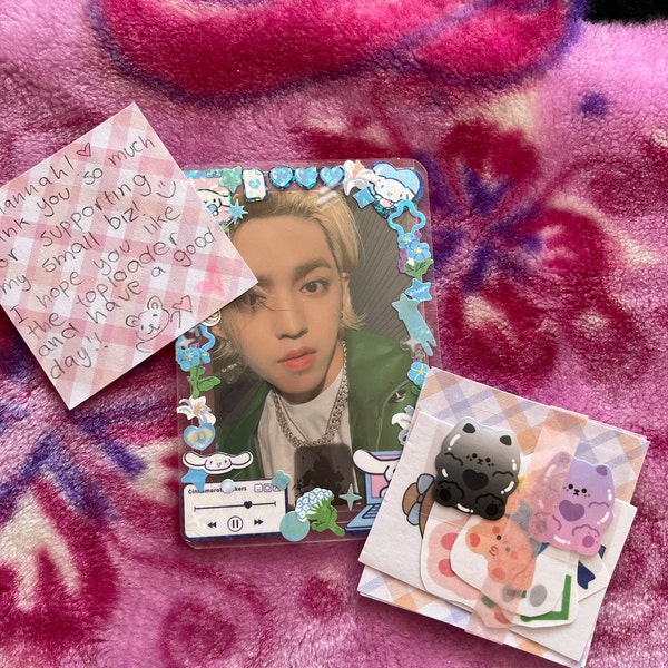 DIY Toploader Deco Kit|clear Toploader|photocard Holder|koreansticker ...