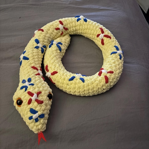 Snake Crochet Pattern | Easy Snake Plushie Pattern | PDF Download ...