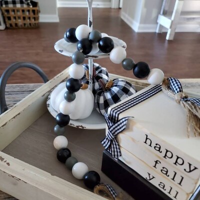 Rae Dunn Inspired, Home Decor, Farmhouse Decor, Rustic Decor, Tiered ...