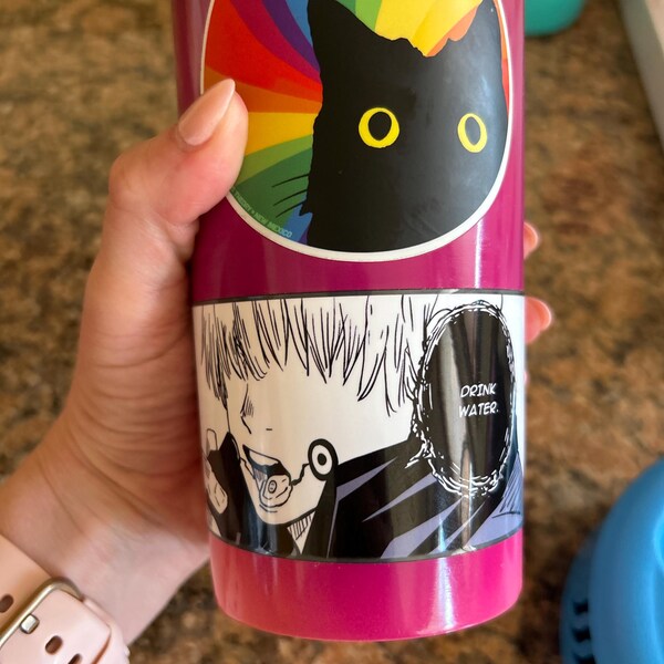 Inumaki Toge drink Water Meme Sticker Jujutsu Kaisen Anime Vinyl ...