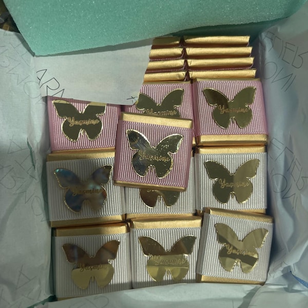 Baby Girl Chocolate, Baby Favors, Baby Chocolate, Rainbow Chocolate ...