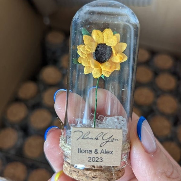 Sunflower Wedding Favors for Guests, Custom Party Favors, Personalized ...