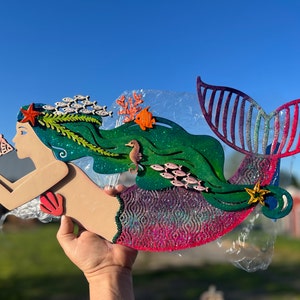 3D Mermaid Layered Glowforge Laser Cut File-digital Instant Download - Etsy