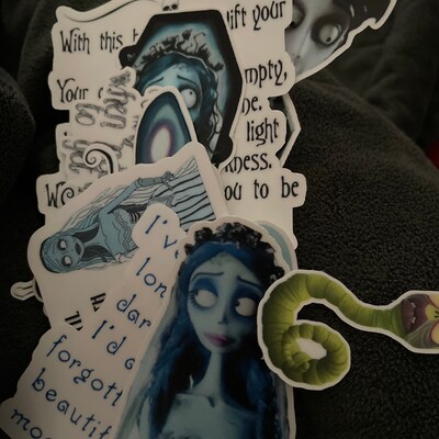 Corpse Bride Inspired Sticker Set - Etsy
