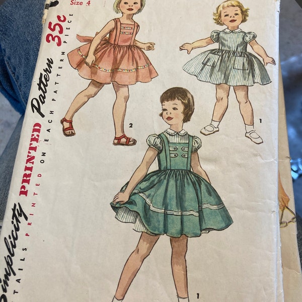 UNCUT and FF Pattern Pieces Vintage Simplicity 8064 Sewing Pattern Size ...