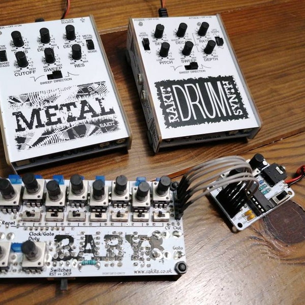 Atari Punk Console Synth Kit by Rakit. Beginners DIY Electronic Project ...