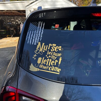 Nurse Because My Letter Never Came SVG Cut File, Hand Drawn, Cricut ...