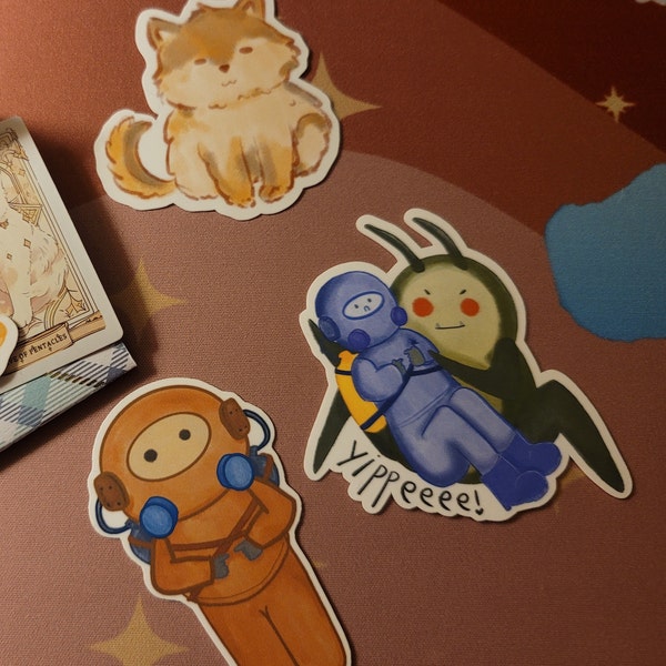 DAM, I Can't Be Bothered Beaver Sticker Cute Beaver Die-cut Sticker - Etsy