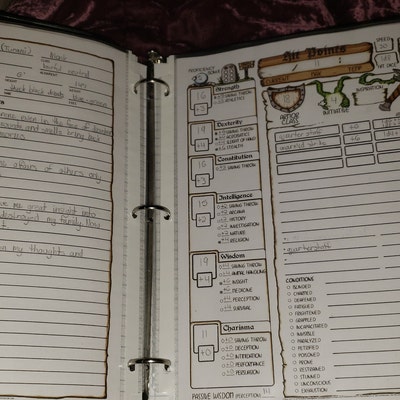 D&D 5e Magic Item Sheet Template Printable Dungeons and - Etsy