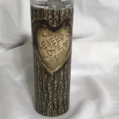 Wood Font Alphabet & Numbers PNG Font Carved Tree Design Font, Use With ...