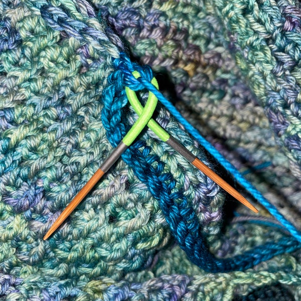 Choose Size - 'peru' - Soft Flexible FLOOPS Knitting Stitch Markers - Etsy