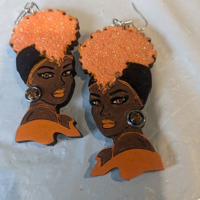 Diva Scarf Wood Sign, Afro Wreath Attachment, Wood Blank, Door Hanger ...