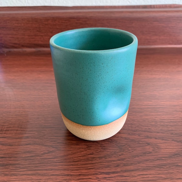 Medium Indent Ceramic Mug/thumbprint Tumblers/minimalist Tea Cup - Etsy