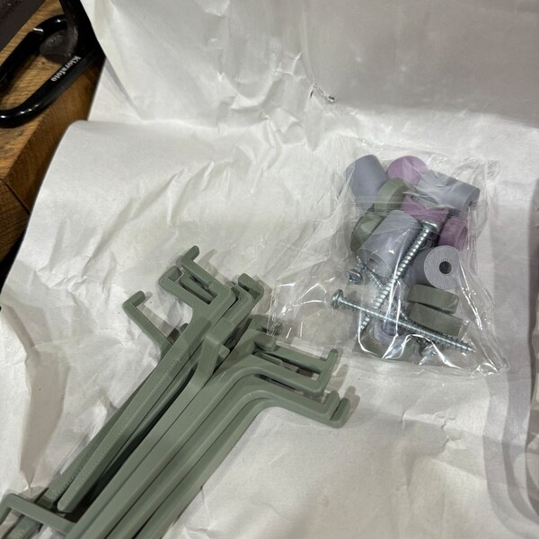 10pack Spool Hook for SKADIS or 1/4" Pegboard | Thread, Yarn, Ribbon ...