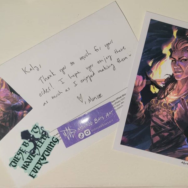 Priory of the Orange Tree Bookmark: Handmade Laminated Cardstock With ...