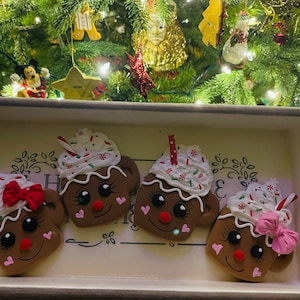 Cocoa Mug Gingerbread, Fake Cookies, Christmas Cookies, Faux Cookies ...