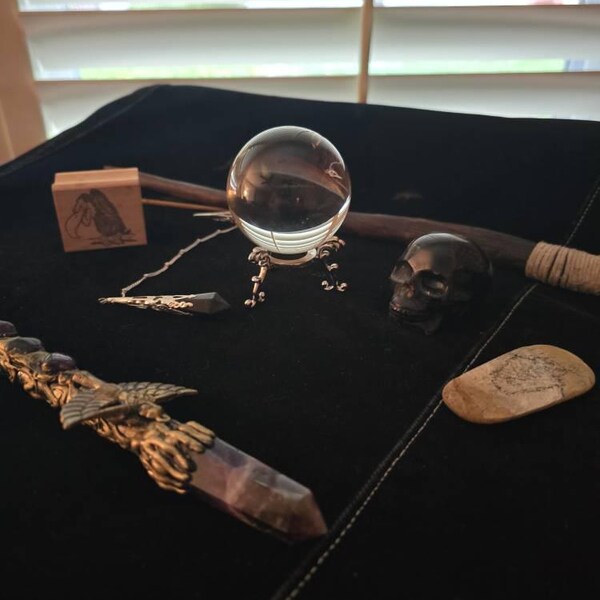 Clear Quartz Crystal Ball With Stand for Scrying, Wicca, Psychic ...