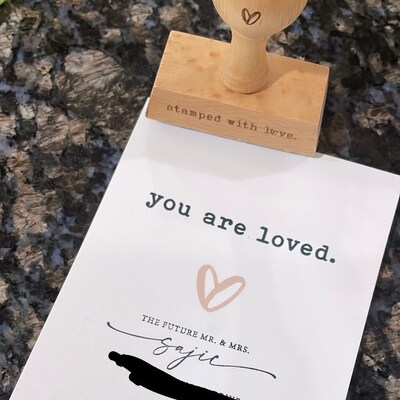 Wedding Invitation Stamp Self Inking Stamp Personalized New Home ...