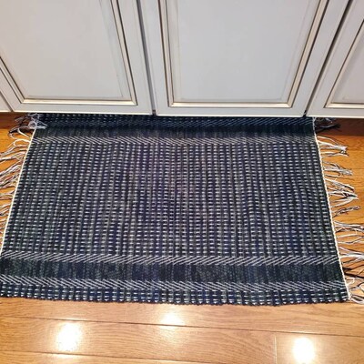 Hand Woven Rag Rug - Etsy