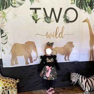 Two Wild Birthday Outfit, Wild One Birthday Outfit, Safari Animals ...