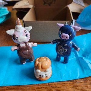 Mooshakes, the Polymer Clay Cow Milkshake Keychains - Etsy