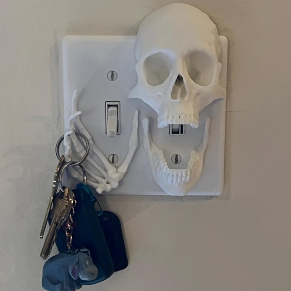 Gothic Skull Light Switch Cover, Double, Toggle - Etsy