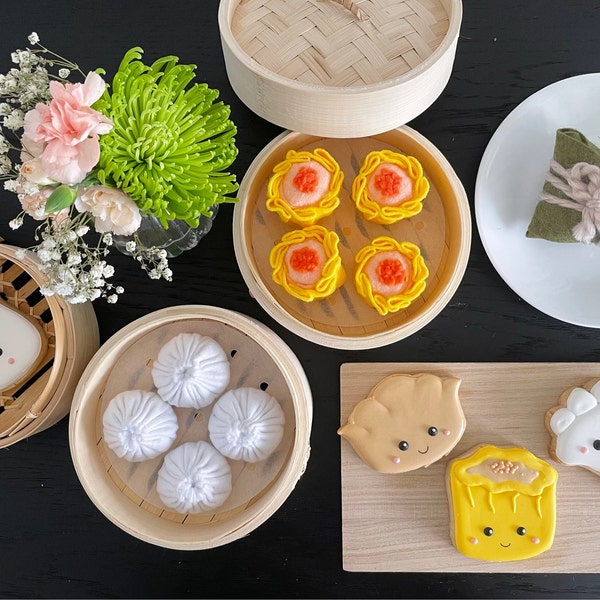 Dumplings Dim Sum Pretend Play Felt Food Restaurants and Play Kitchen ...