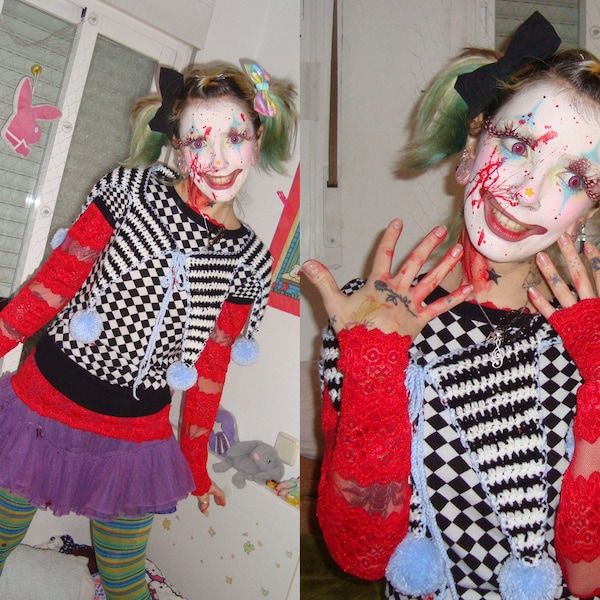 Clown Collar Pattern - Beginner Friendly Crochet PDF Blueprint for ...