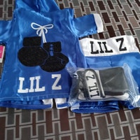 Baby Boxer Outfit With Wearable Custom Gloves, Jacket, and Shorts ...