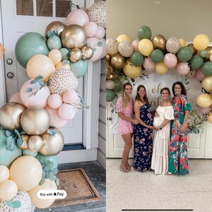 Groovy Flower Power Orange Pink Balloon Garland Bachelorette Birthday ...